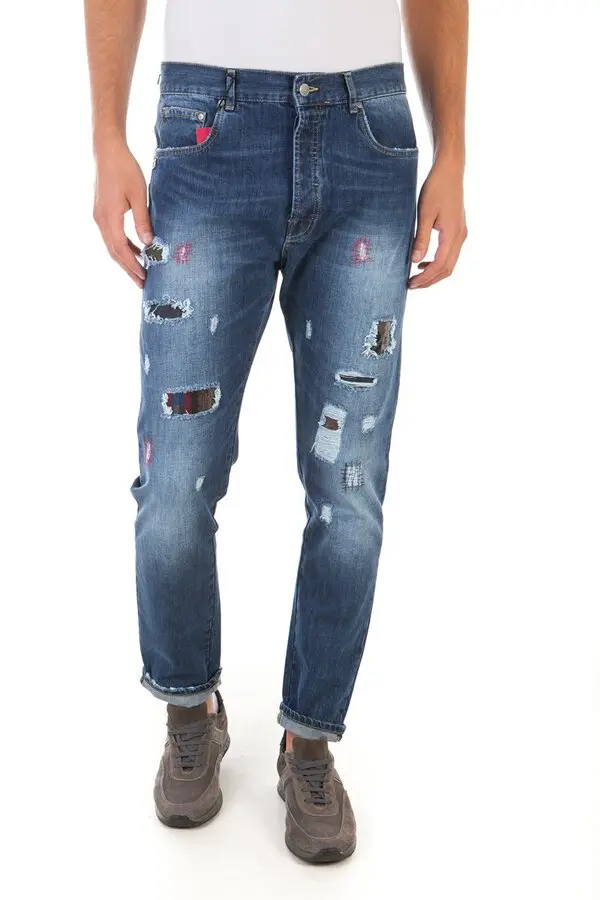 DANIELE ALESSANDRINI Denim Jeans - Navy