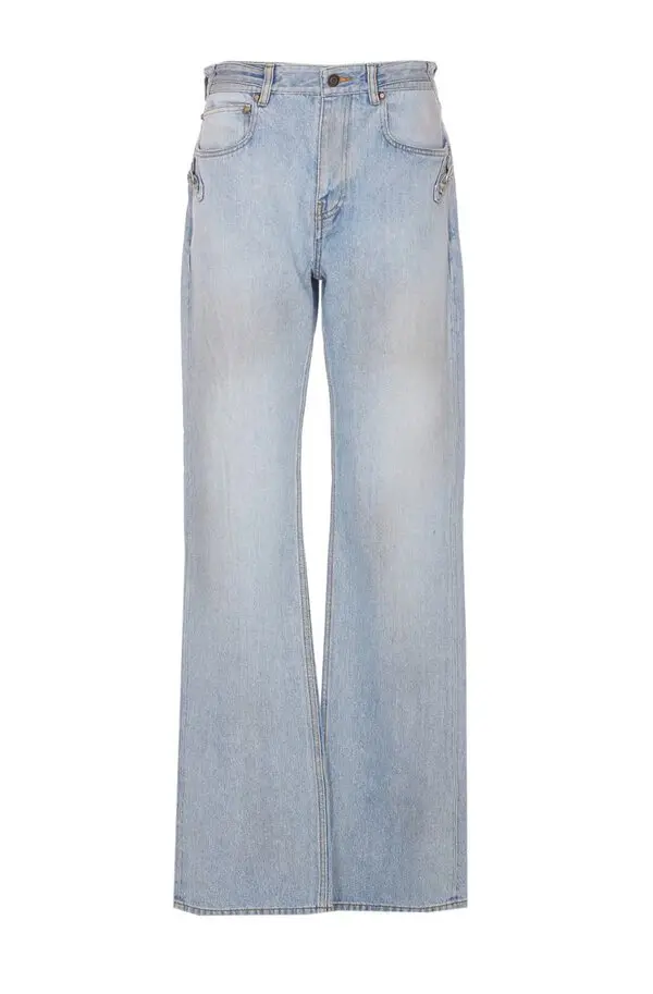 Balenciaga Denim City Straight Jeans - Blue
