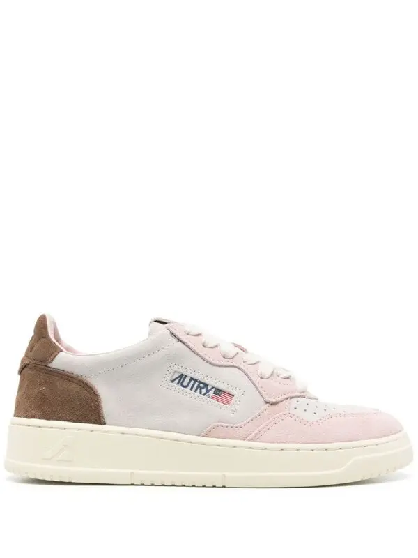 AUTRY Medalist Low Tricolor Sneakers In Suede