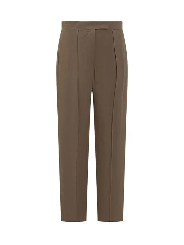 FERRAGAMO Tailored Viscose And Virgin Wool Pants