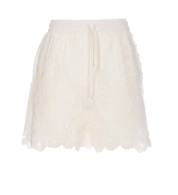 Pinko Serenata Shorts - White
