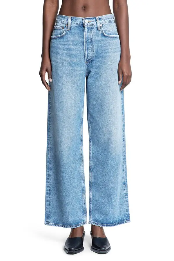 AGOLDE Low Slung Baggy Jeans - Blue