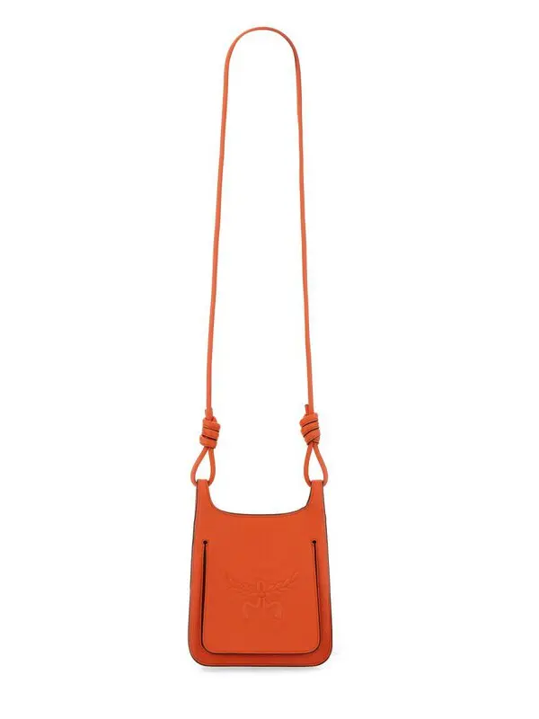 Mcm Himmel Hobo Bag - Orange