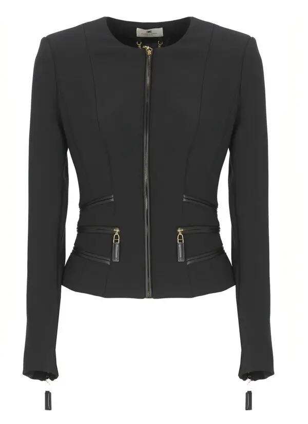 Elisabetta Franchi Jacket - Black