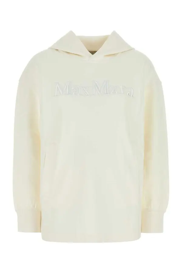 Max Mara Oversized Visor Sweatshirt - White