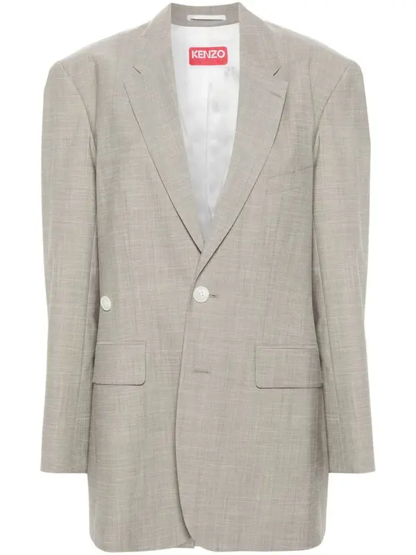 Kenzo Solid Kimono Blazer