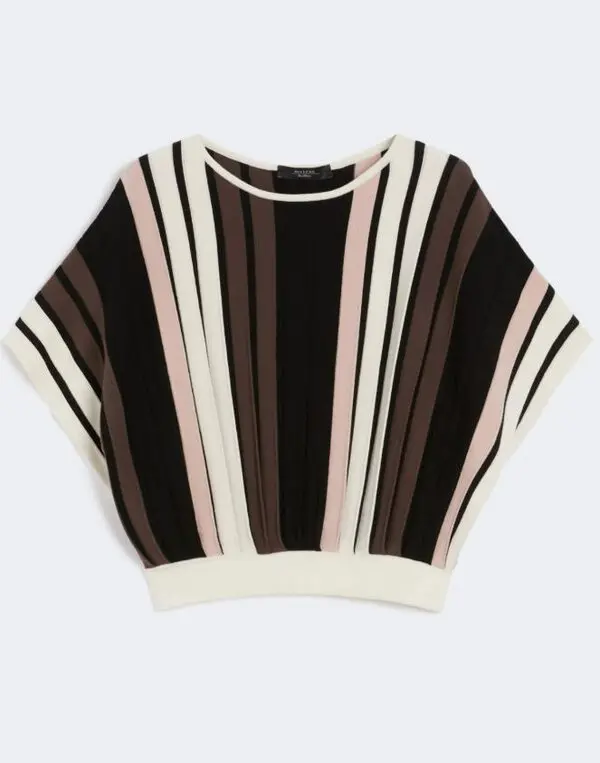 Max Mara Pleated Top - Multicolour
