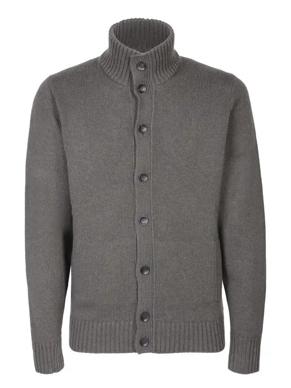 ZANONE High Neck Cardigan - Green