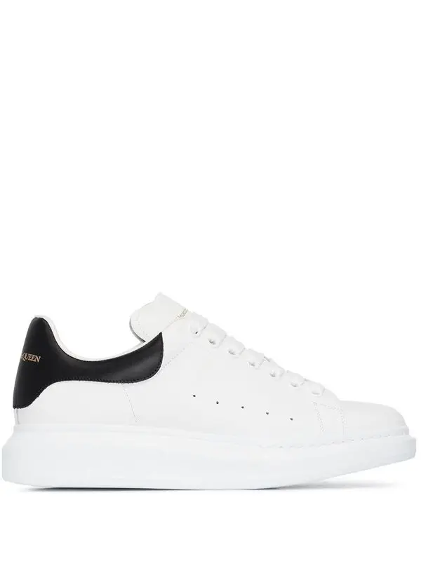 Alexander McQueen Oversize Calfskin Leather Sneakers