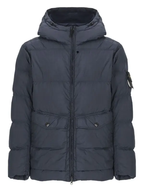 Stone Island Down Jacket - Blue