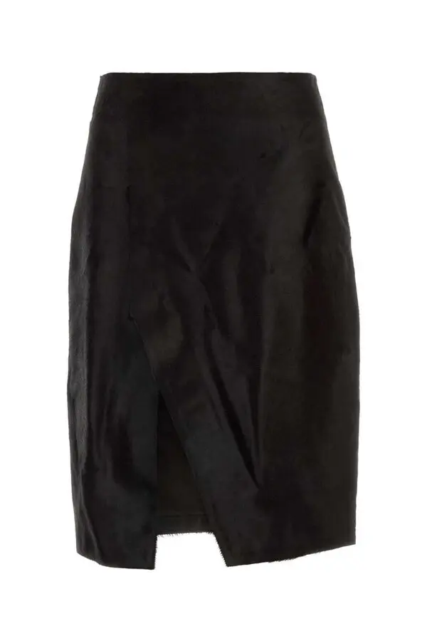 Loulou De Saison Myra Asymmetric Skirt - Brown