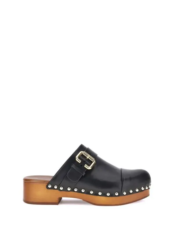 Chloé Jeannette Mules - Black