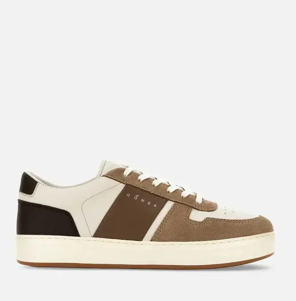 Hogan Hgn86 Leather Sneakers - Brown