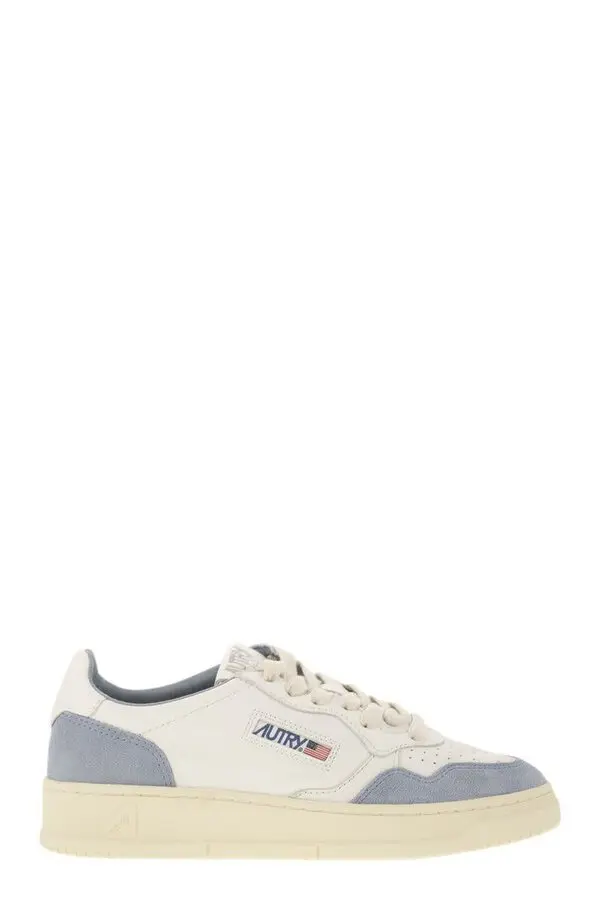 AUTRY Medalist Low Sneakers - White/light Blue