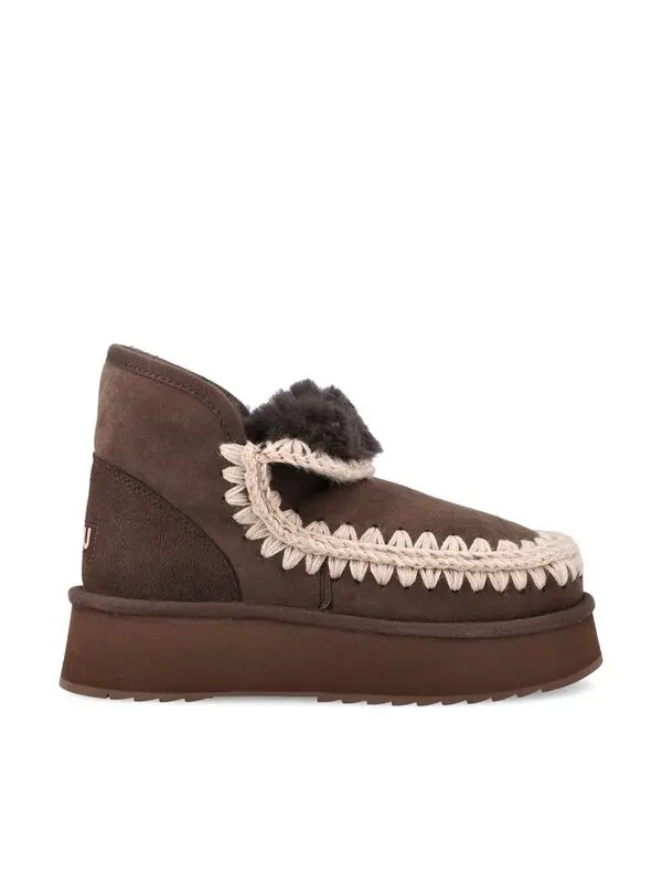 Mou Platform Boots - Mocha