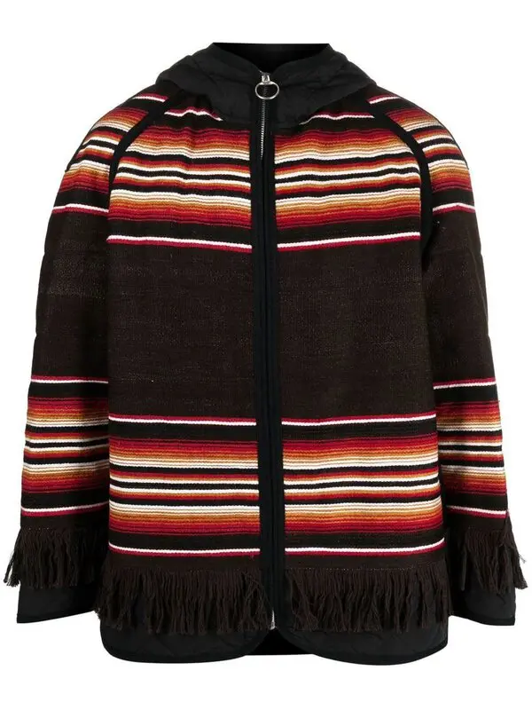 Junya Watanabe Jacket - 1 Blk X Brn/rd/w