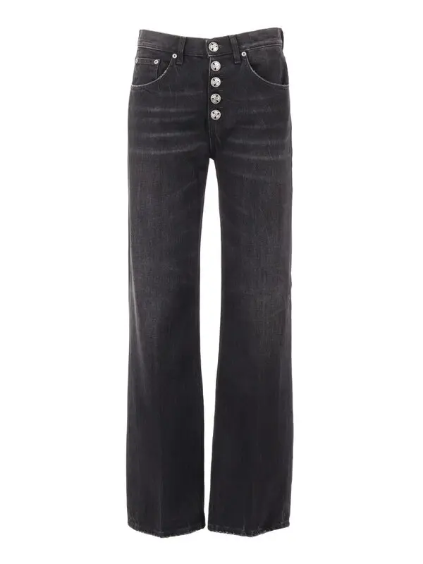 DONDUP Jacklyn Bot Gioie Pants - Black