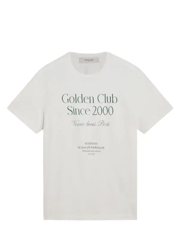 Golden Goose Cotton Jersey T-shirt - Artic Wolf