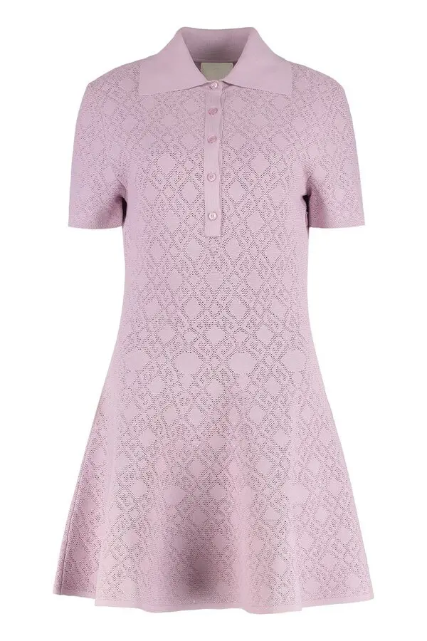 Givenchy Jacquard Knit Mini-dress - Pink