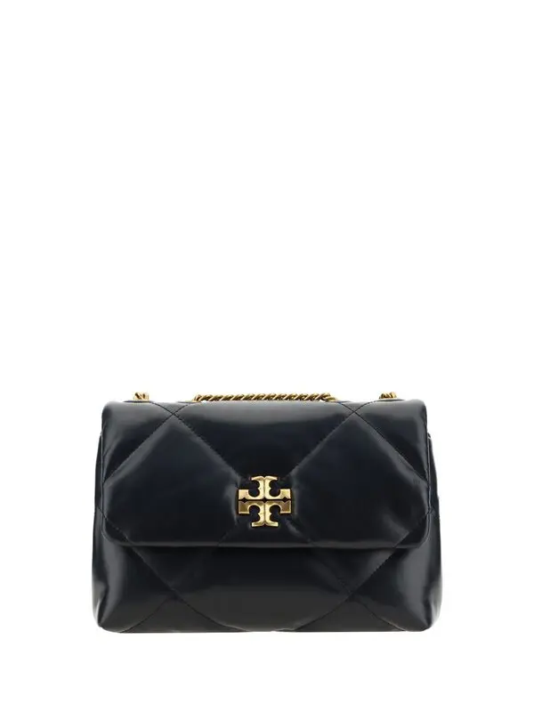 Tory Burch Kira Diamond Small Lambskin Shoulder Bag - Black