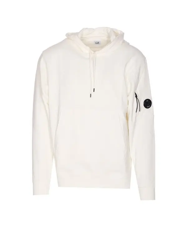 C.P. COMPANY Cotton Hoodie - White