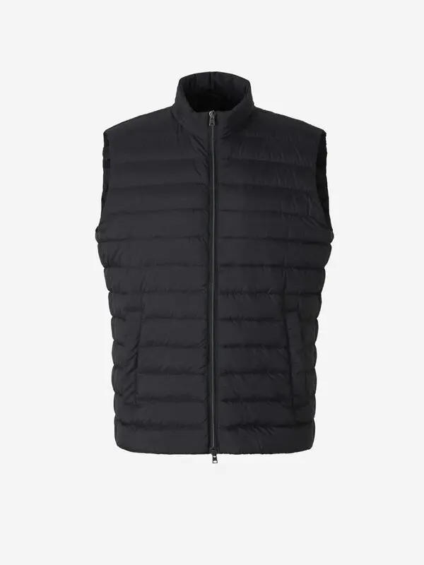 Herno Quilted Vest - Black