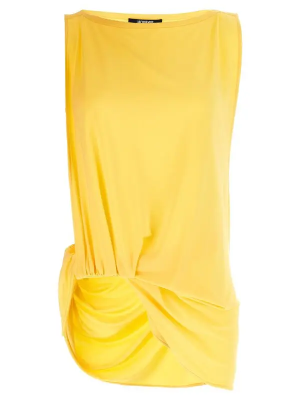 Jacquemus Le Haut Peplo' Top - Yellow