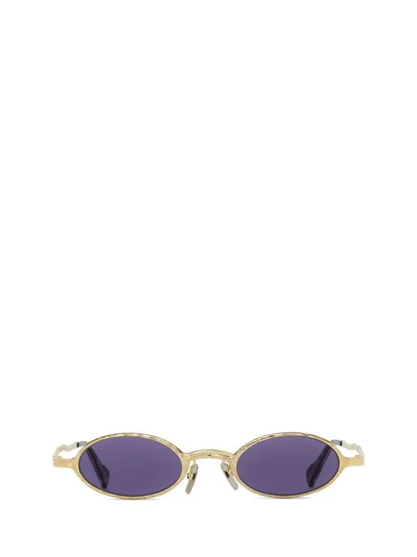 KUBORAUM Rimless Sunglasses - Gold + Gold