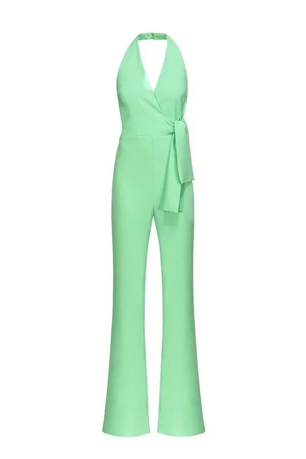 Pinko Crepe Halterneck Jumpsuit