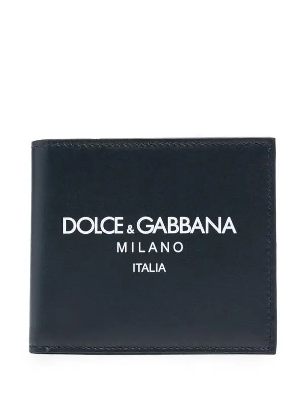 Dolce & Gabbana Logo Wallet Accessories - Blue
