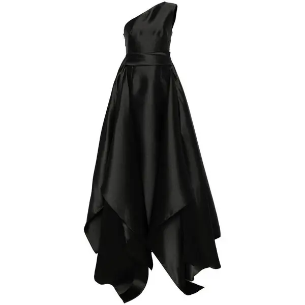 Solace London One-sleeve Dress - Black