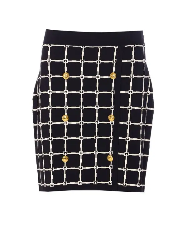 Elisabetta Franchi Skirt - Black + Butter