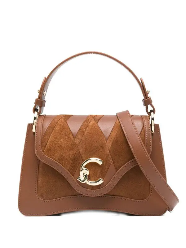 COCCINELLE Handbag In Cowhide Leather With Top Handle - Brown