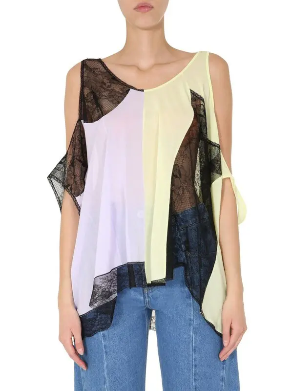 MAISON MARGIELA Colour Block Top
