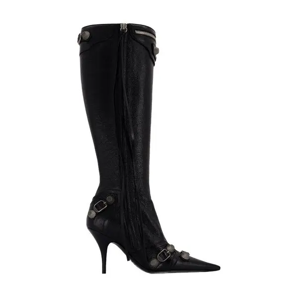 Balenciaga Cagole H90 Boots - Black