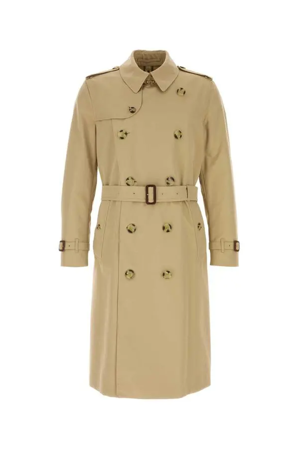 Burberry Heritage Kensington Trench Coat - Beige O Tan