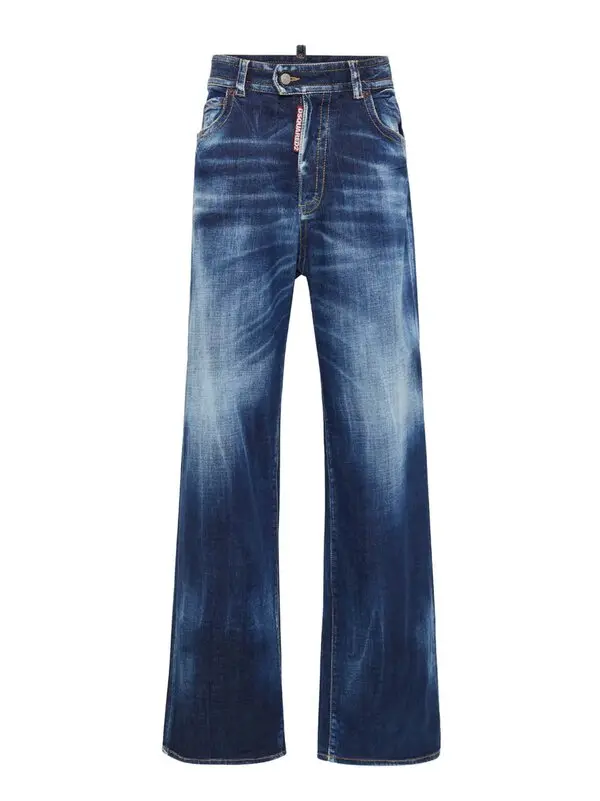 Dsquared2 9 To 5 Wide Leg Jeans