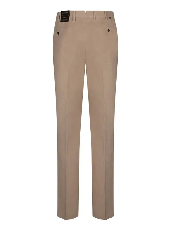 Incotex Regular Fit Corduroy Trousers - Beige