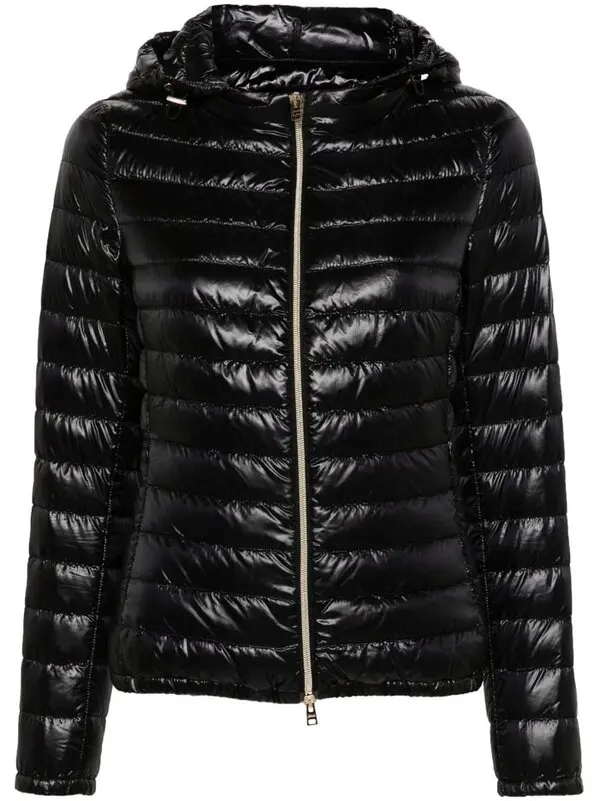 Herno Nylon Short Down Jacket - Black