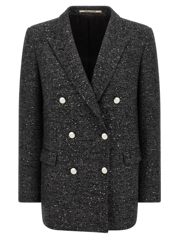 Tagliatore Jasmine Double-breasted Blazer - Gray