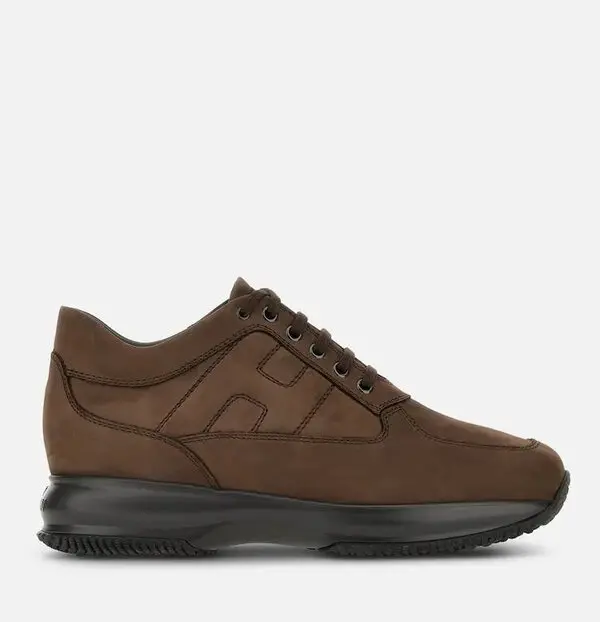 Hogan Nubuck Sneakers - Brown