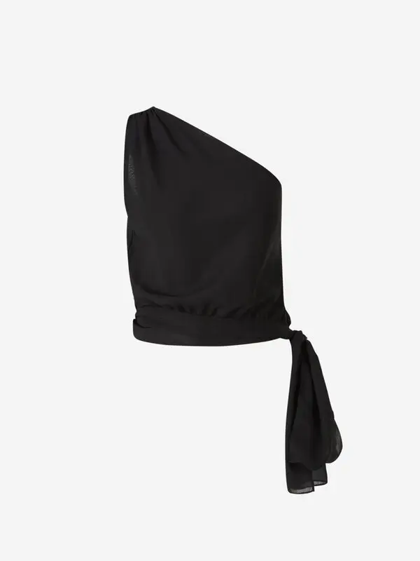 Peserico Asymmetrical Flowy Blouse