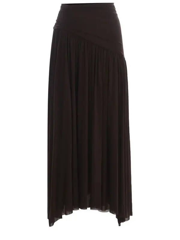 Philosophy Di Lorenzo Serafini Draped Skirt - Brown