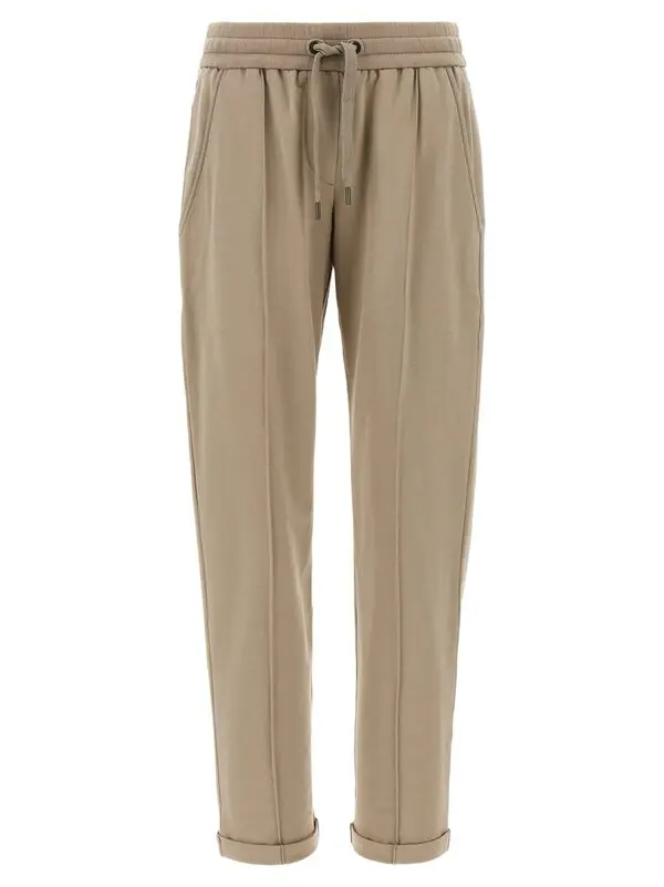 Brunello Cucinelli Monile Joggers - Beige