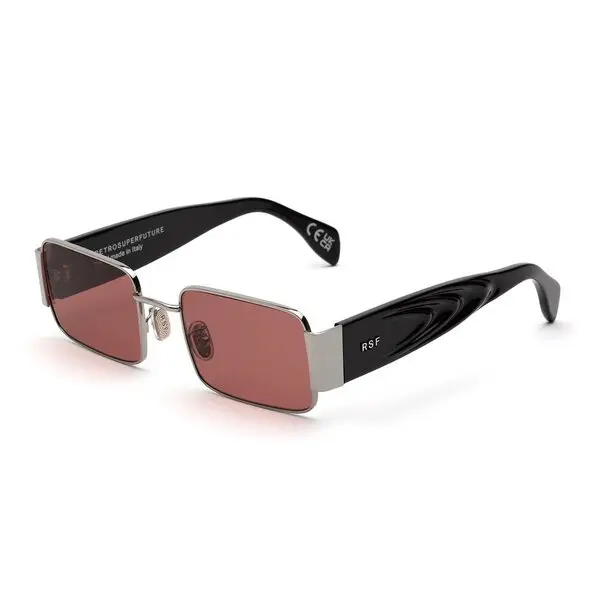 RETROSUPERFUTURE Tone Square Sunglasses - Silver