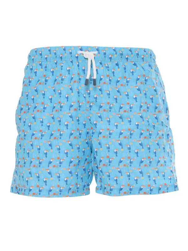 Fedeli Woven Board Shorts - Multicolor