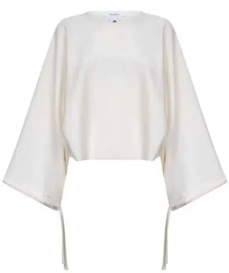 Max Mara Wool And Silk Short-sleeved Sweater - Multicolor