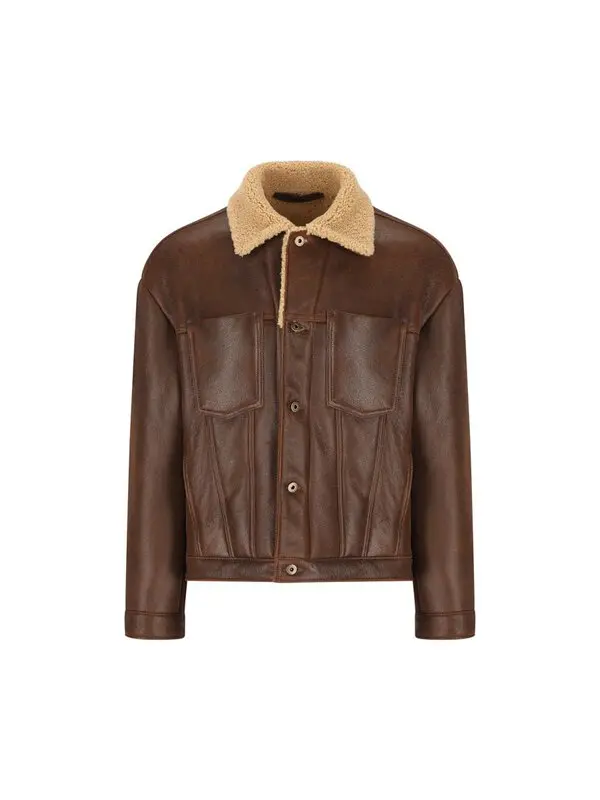 SALVATORE SANTORO Trucker Jacket - Rust