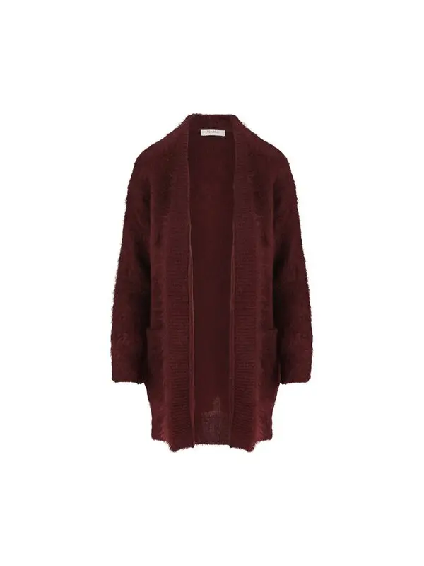 Max Mara Affetto Mohair Cardigan - Cherry