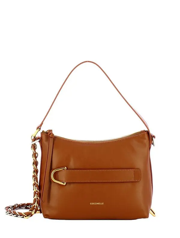 COCCINELLE Shoulder Bag - Cognac/cognac